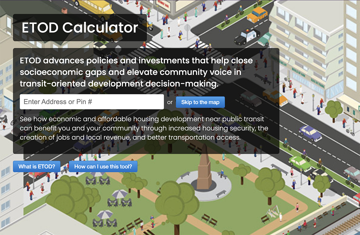 The New and Improved ETOD Calculator | Center for Neighborhood Technology
